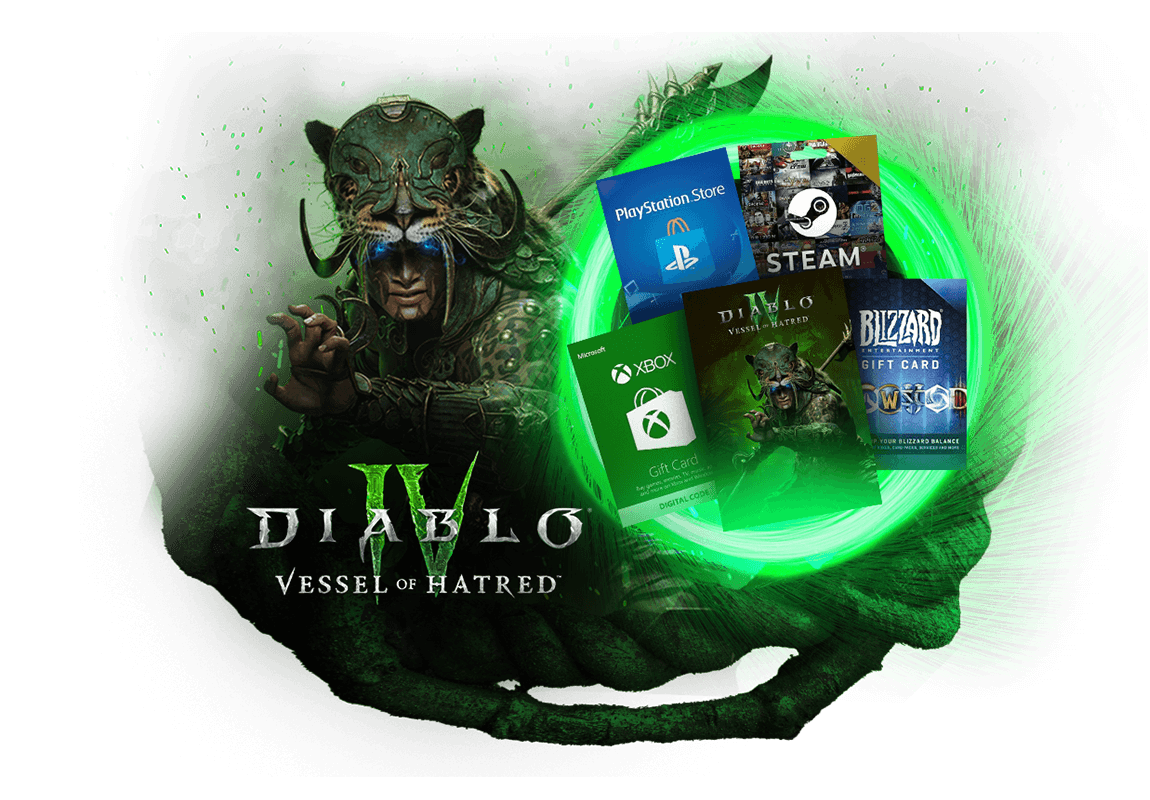 Diablo Games - Buy Vessel of Hatred With Blizzard Cards